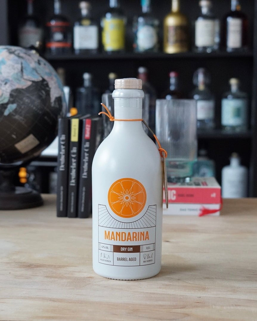 Mandarina Dry Gin Barrel Aged| Ist einer der besten Deutschen Gins ...